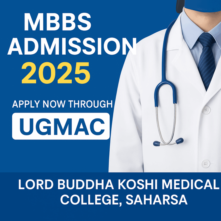 MBBS Admission Open for 2025: Apply Now Through UGMAC – Choose Lord ...